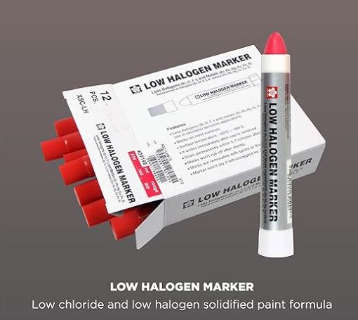 Sakura Solidified Paint Low Halogen Marker, Red (1 ADET) – ganitools